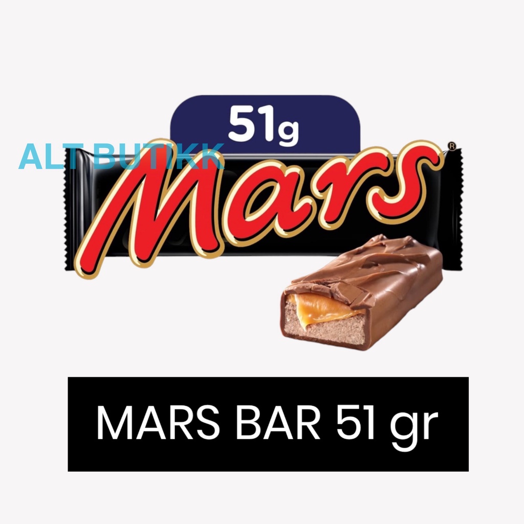 Jual MARS CHOCOLATE BAR 51 GRAM | COKLAT CARAMEL MARS | Shopee Indonesia