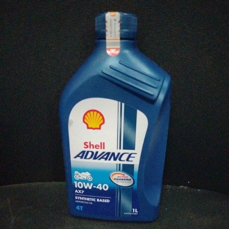 Jual Shell Advance AX7 10W40 1 Liter Oli Shel Sheel Sell Sel AX 7 Untuk Motor Manual 4T Bebek ...