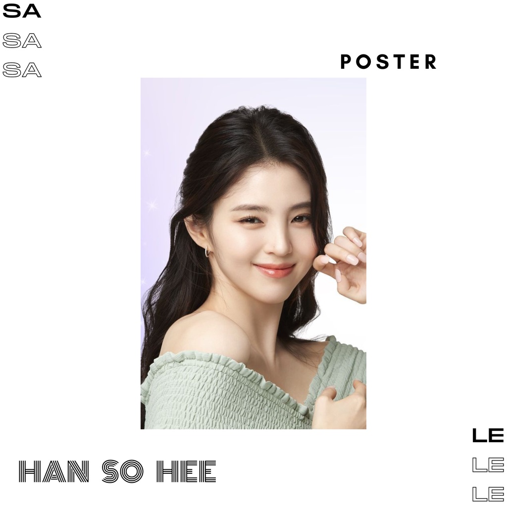 Jual POSTER DINDING HAN SO HEE - Ukuran A3/A4 (Bisa Custom Gambar ...