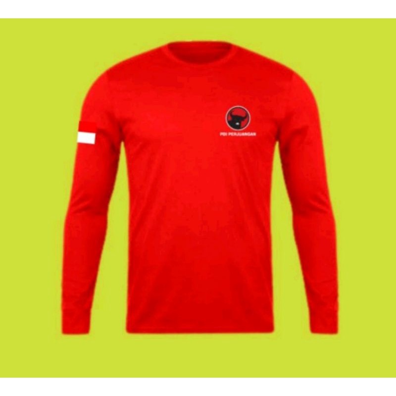 Jual Baju Keren Kaos Pdi Perjuangan Lengan Panjang Kaos Partai Pdi