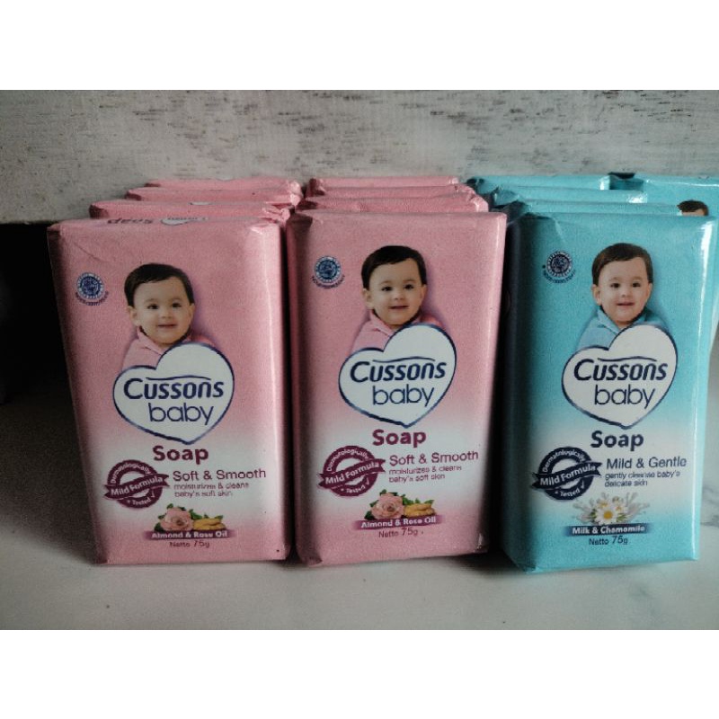 Jual SABUN BATANG CUSSONS BABY SOAP 75 gr | Shopee Indonesia