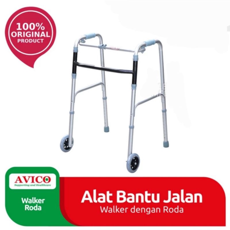 Jual Walker Avico Dengan Roda Depan Alat Bantu Jalan | Alat Bantu ...