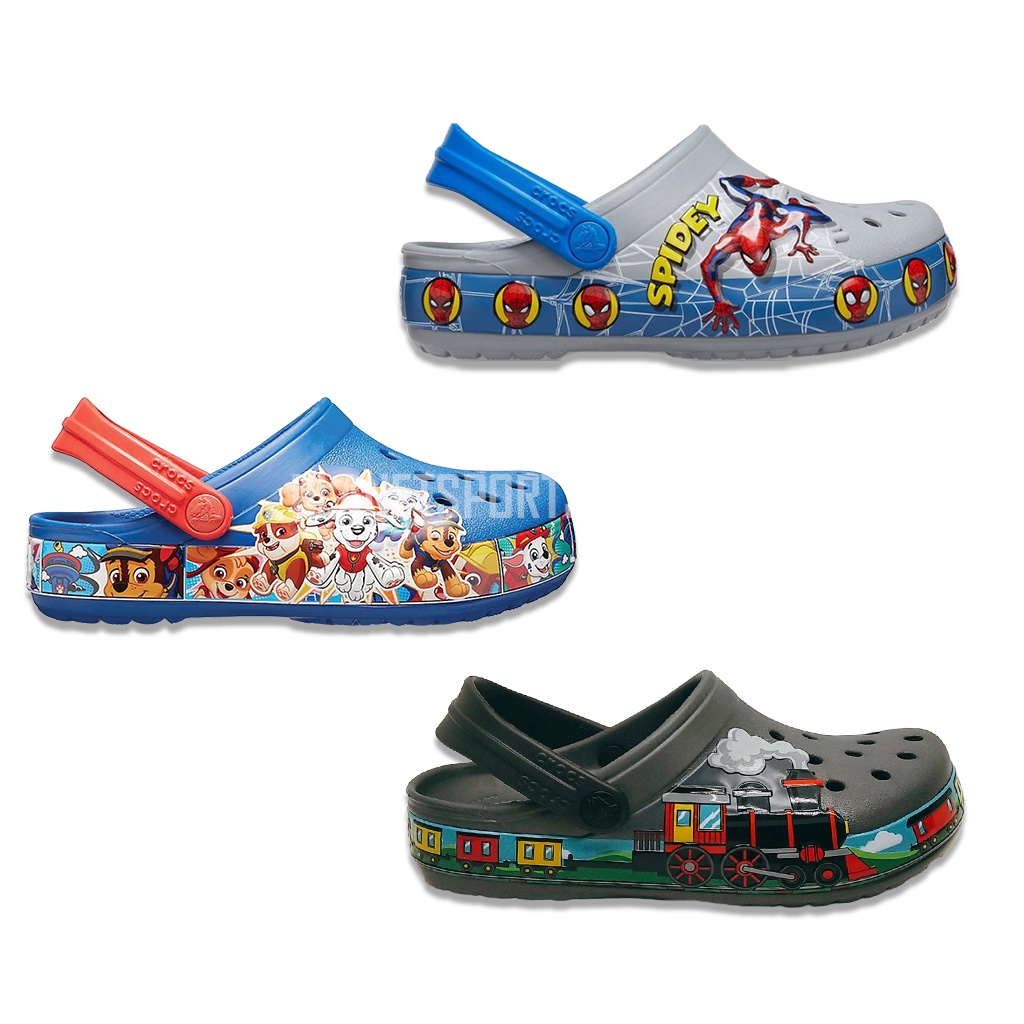 Jual Crocs Kids Funlab / Train / Spiderman / Sandal Anak Karakter ...