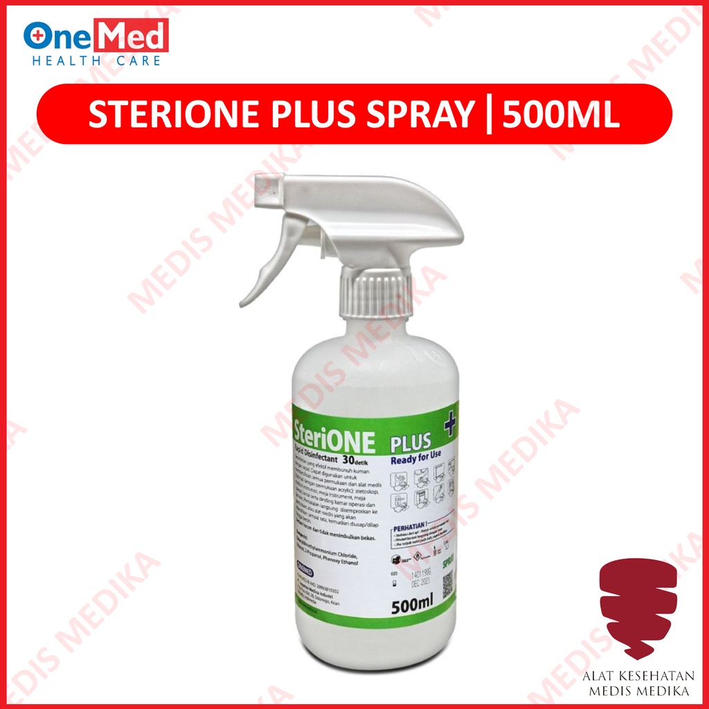 Jual Steri One Plus Liquid 500 ml Cairan Spray Antiseptik Aseptic ...