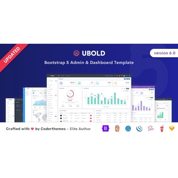 Jual Ubold - Admin & Dashboard Template | Shopee Indonesia