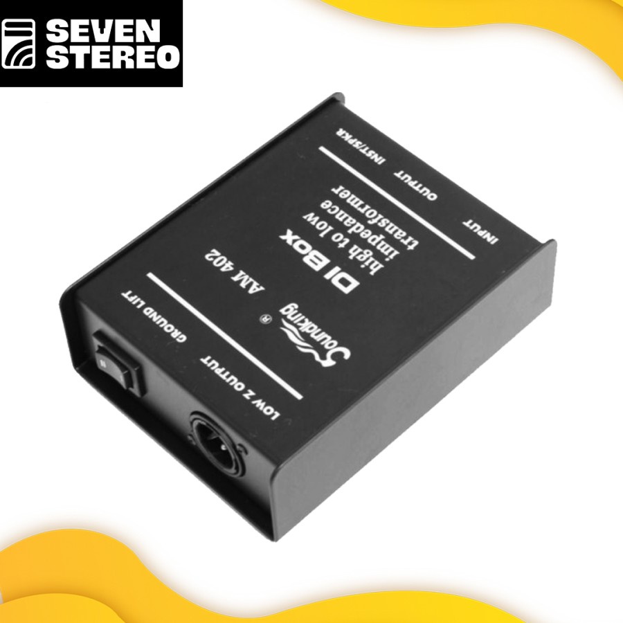 Jual DI BOX Pasif - 1 Channel Direct Box Passive Soundking AM402 ...