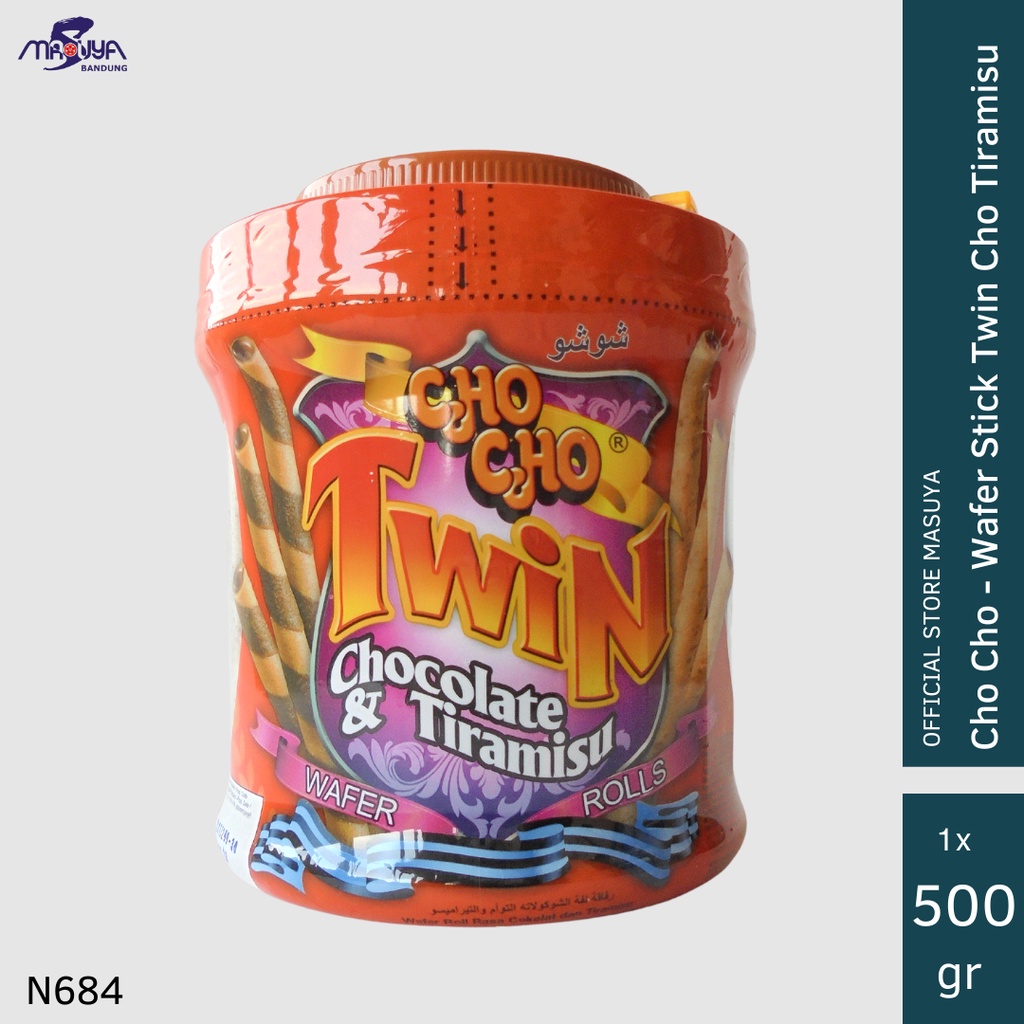 Jual Cho Cho Wafer Stick Twin Chocolate-Tiramisu 500gr | Shopee Indonesia