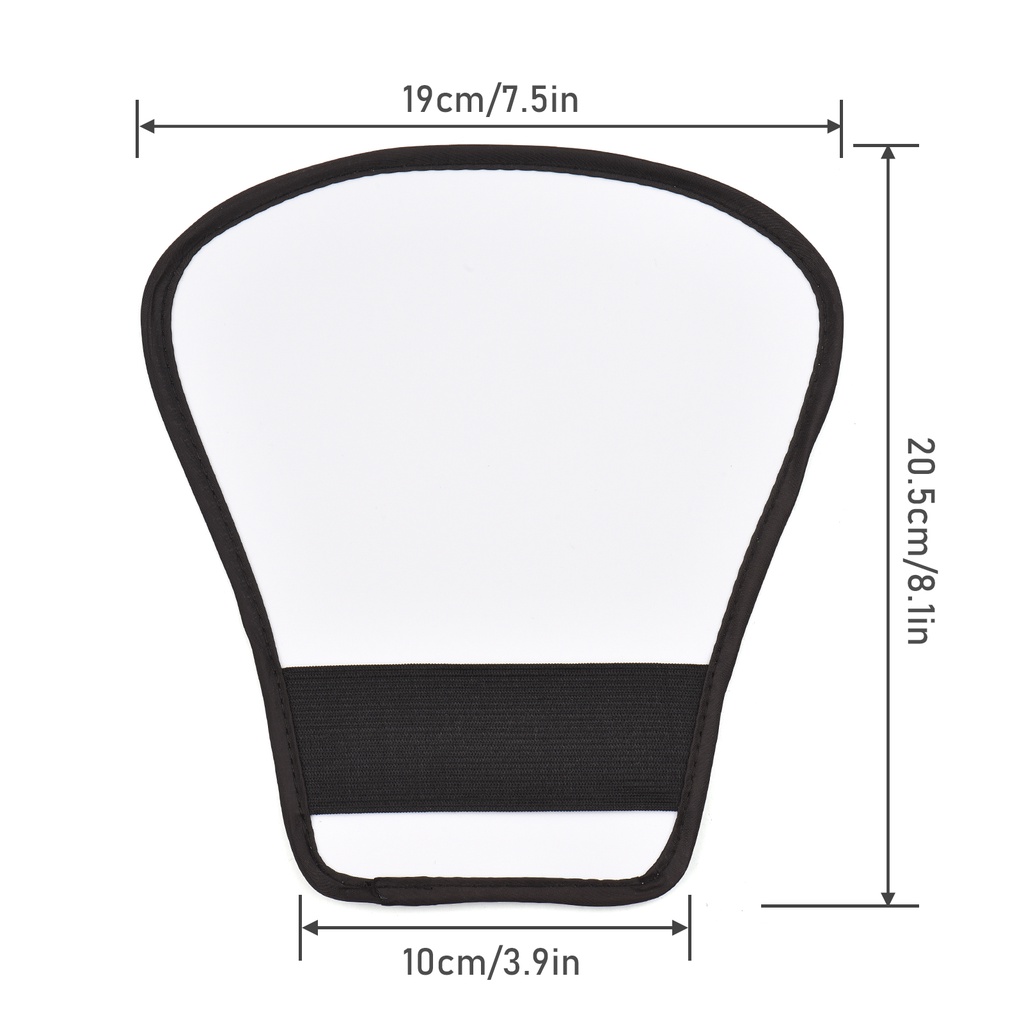 Jual Universal External Flash Reflector Diffuser Cahaya Silver White 2 ...