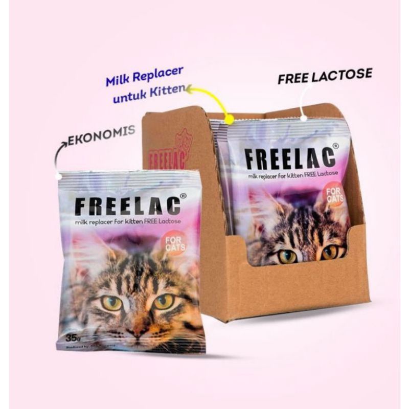 Jual Susu kucing Kitten milk Freelac, Top Growth, Nutri Growth | Shopee ...