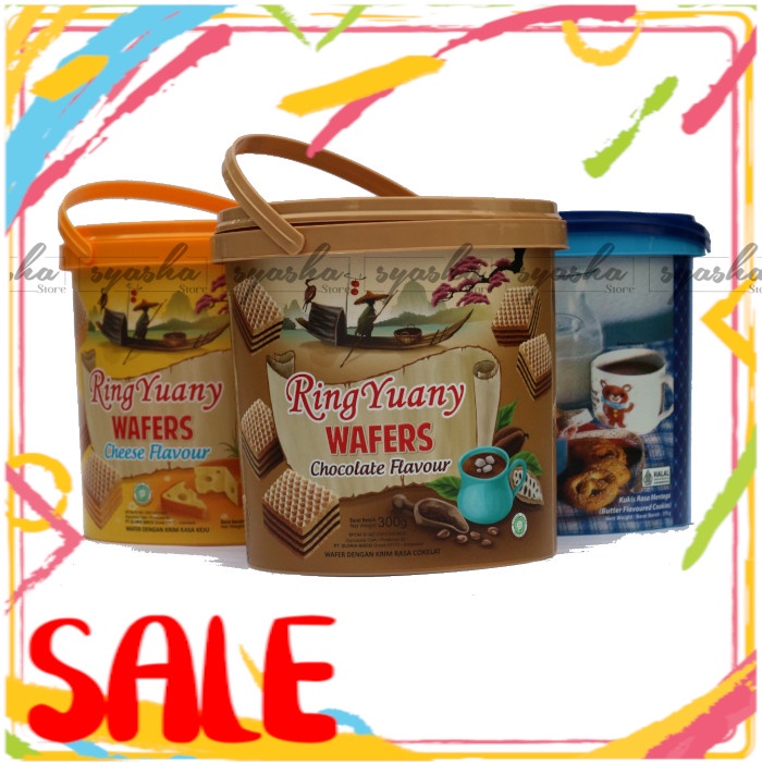 Jual Wafer Biskuit Coklat Biskitop Ring Yuany Jajanan Cemilan Suguhan ...