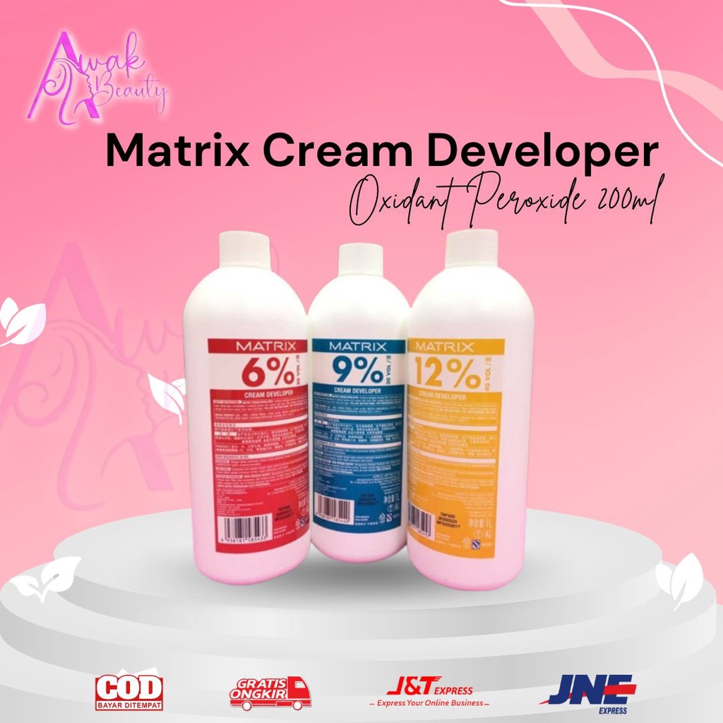 Jual Matrix Cream Developer Oxidant Peroxide 200ml | Shopee Indonesia