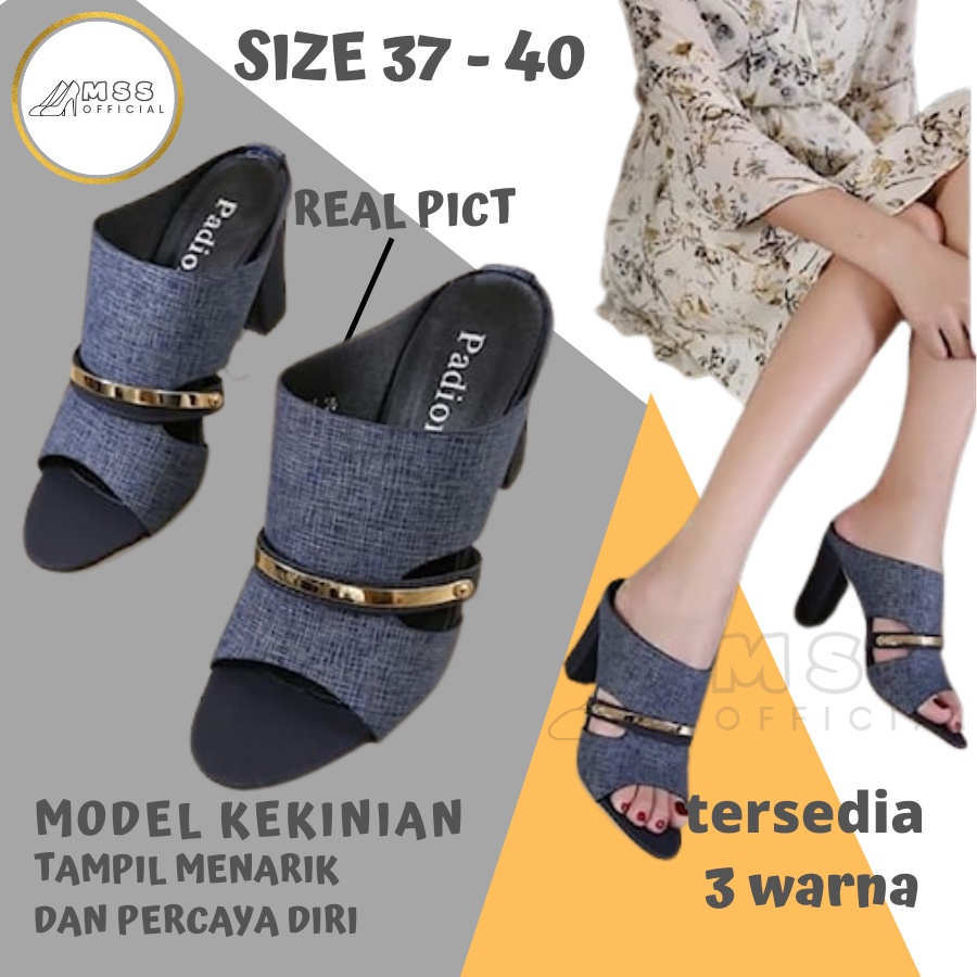 Jual Sandal Sendal Selop Slop high Heels Pansus Hak Tinggi Lancip ...