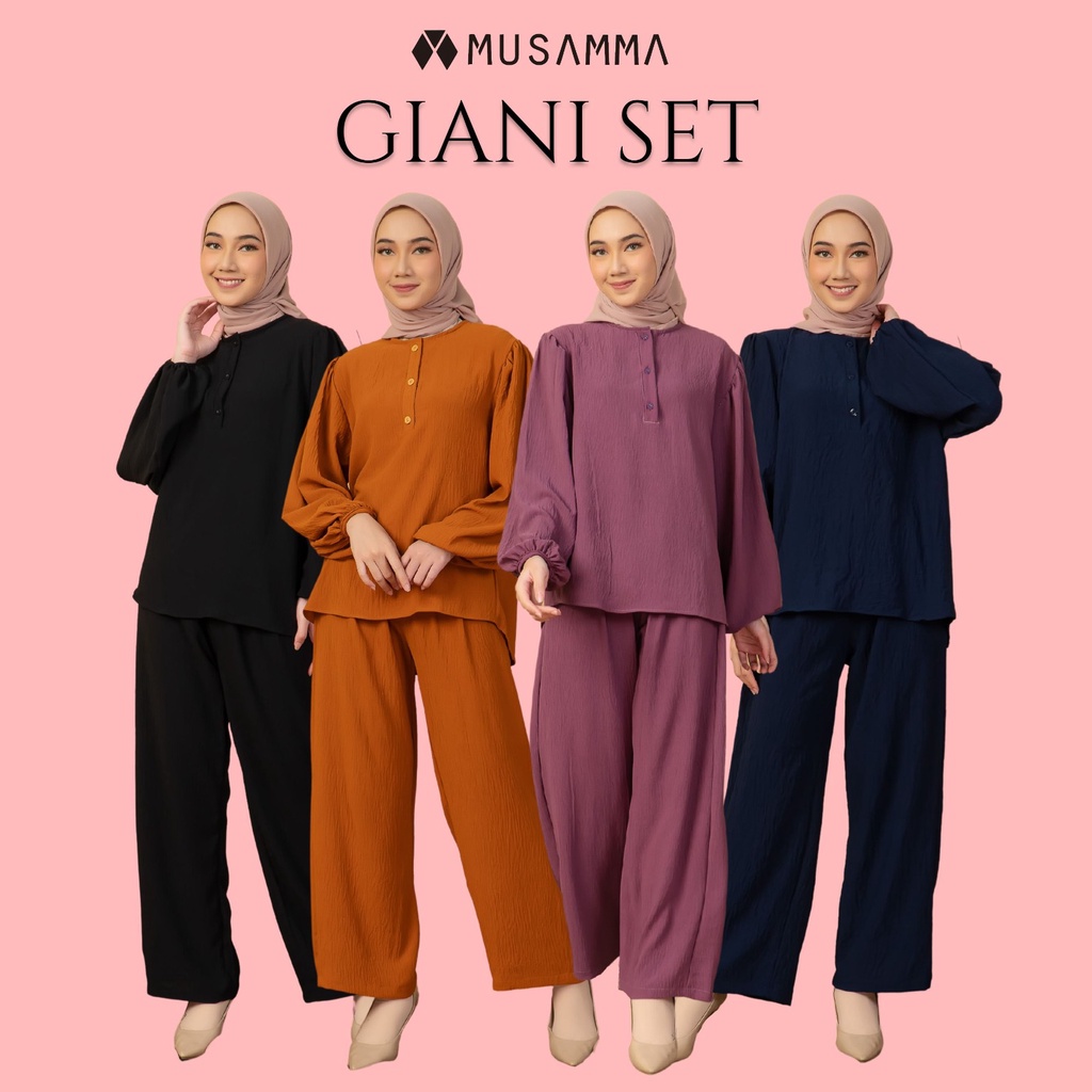 Jual MUSAMMA ONE SET GIANI MATT AIRFLOW ORIGINAL | Shopee Indonesia