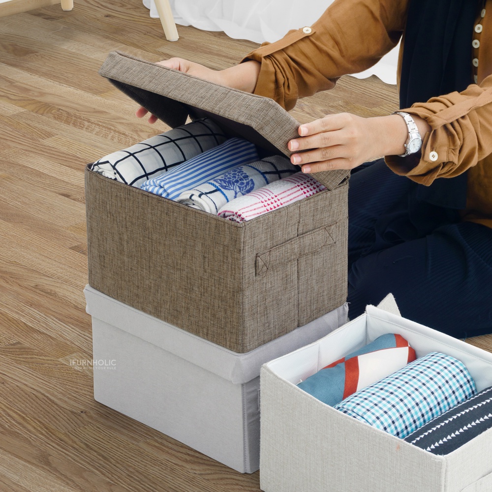 Jual IFURNHOLIC Dae Box | Box Penyimpanan Barang | Kotak Storage | Mini ...