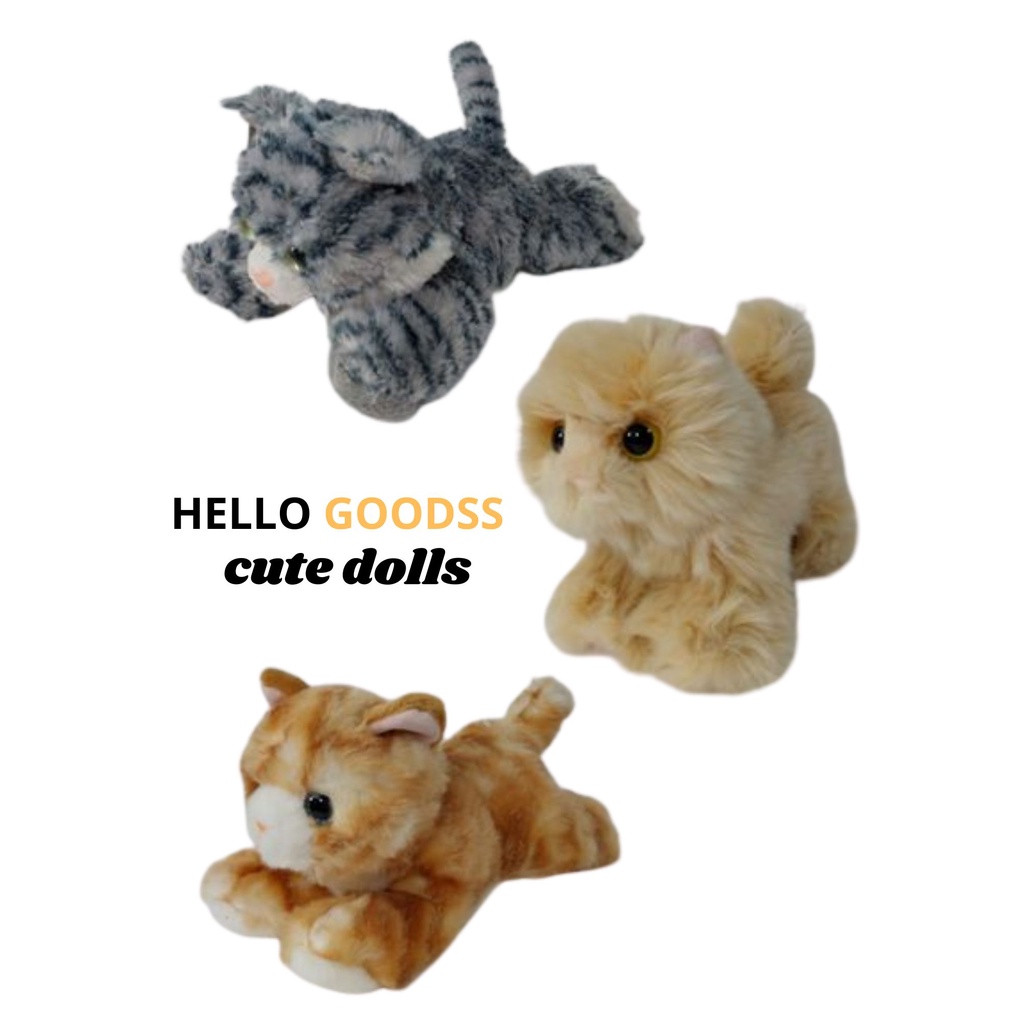 Jual BONEKA KUCING CUTE SOFT LUCU UKURAN S ( COCOK UNTUK HADIAH MAINAN ...