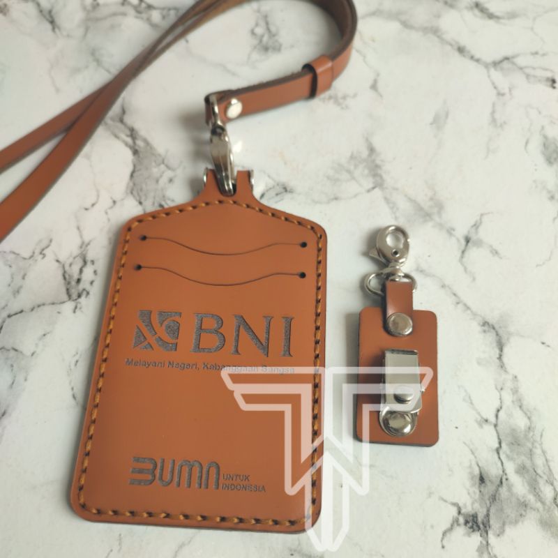 Jual Name Tag Bank BNI / Id Card Holder Custom | Shopee Indonesia