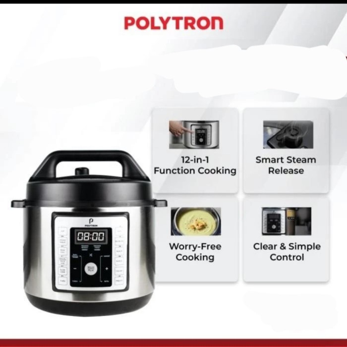 Jual RICE COOKER POLYTRON TIARAPOT Pro PRC 501 SMART MUKTI COOKER ...