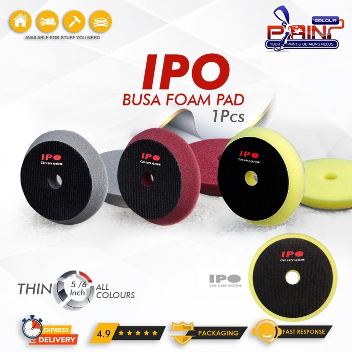 Jual IPO Thin Pad 6 inch Velcro 5 inch - All Colours Busa Mesin Poles ...