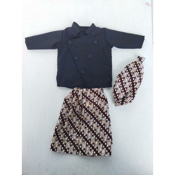 Jual baju adat Jawa kostum beskap Newborn properti foto newborn ...