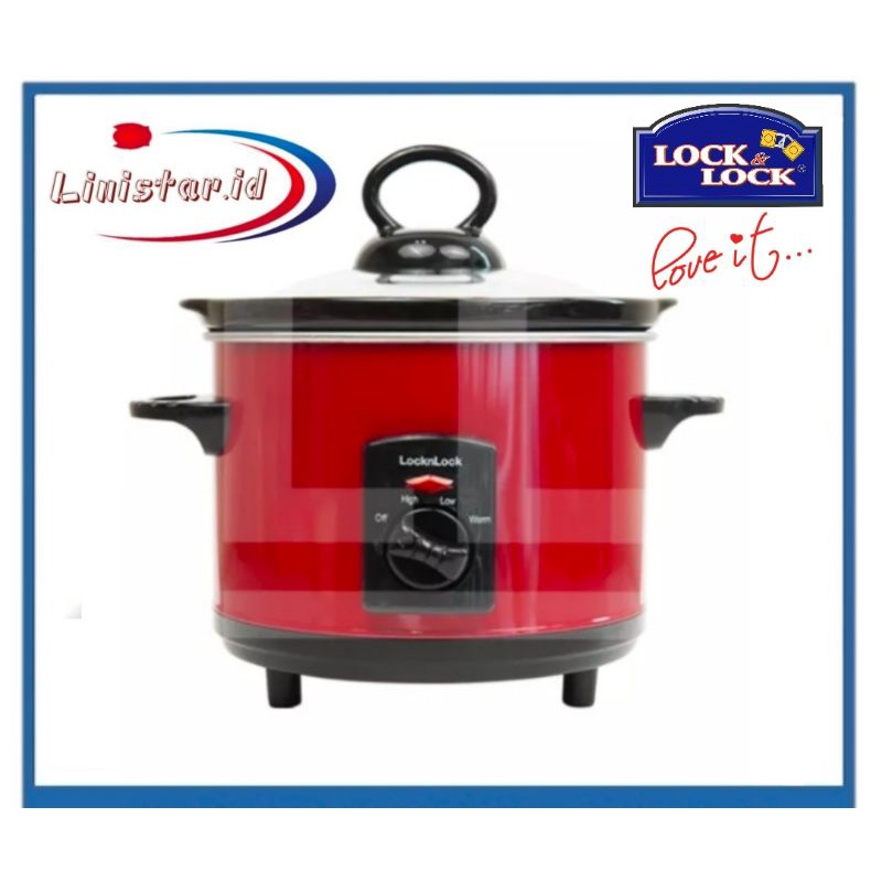 Jual LocknLock Slow Cooker - EJP136RED/slow cooker locknlock 1,5liter ...