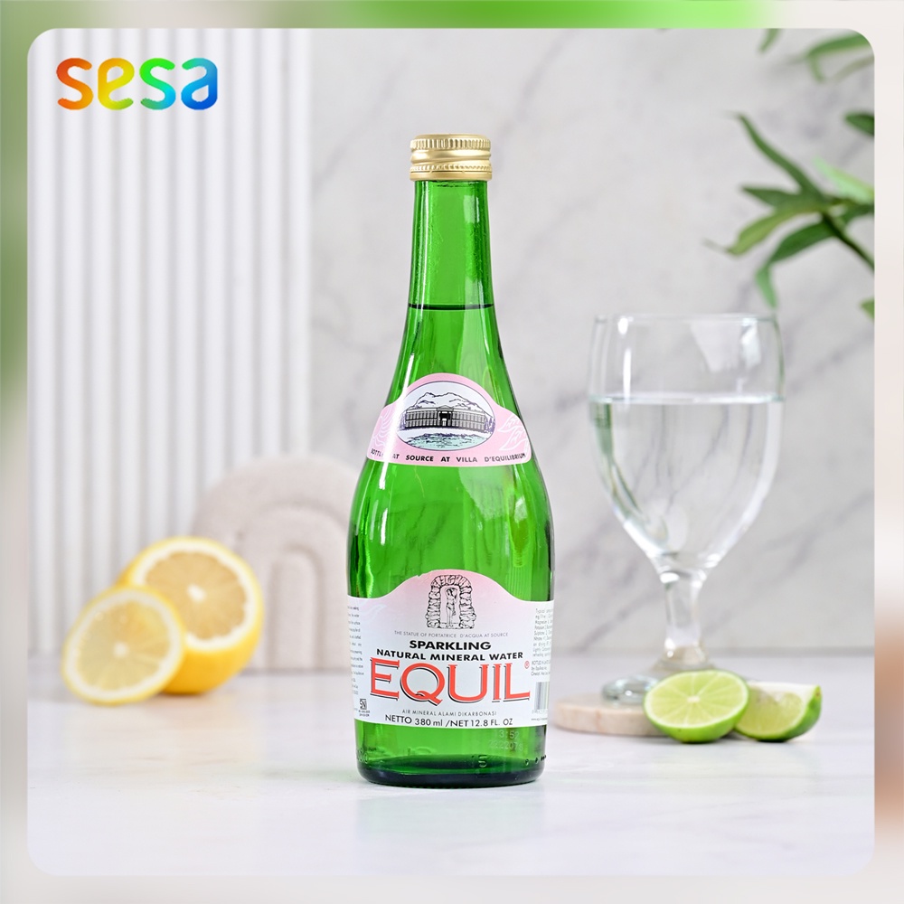 Jual EQUIL Sparkling Mineral Water 380ml - Air Mineral Minuman Segar ...