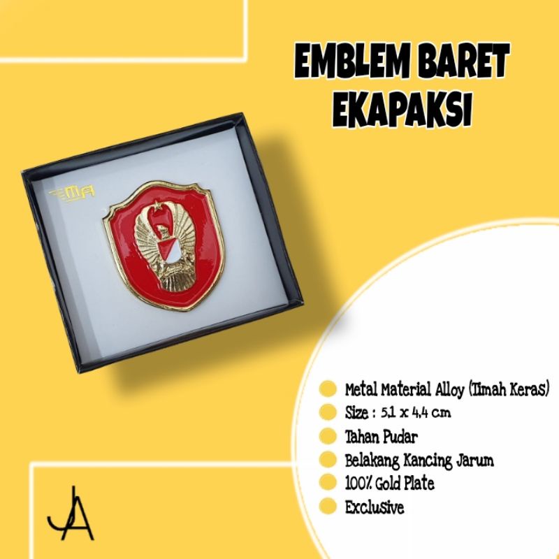 Jual EMBLEM EKAPAKSI BREVET BARET EKAPAKSI BRIVET | Shopee Indonesia