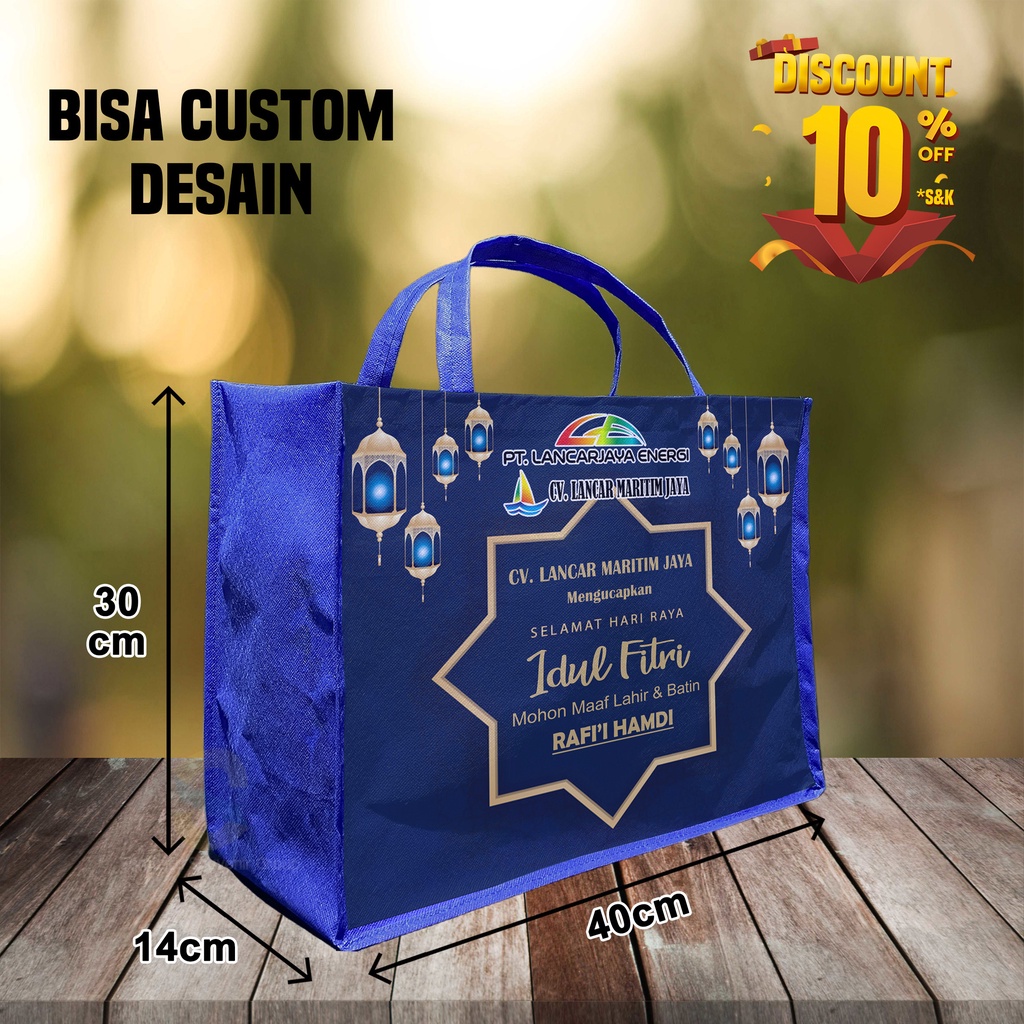 Jual TAS IDUL FITRI JUMBO / TAS PARCEL / TAS CUSTOM LEBARAN / TAS ...