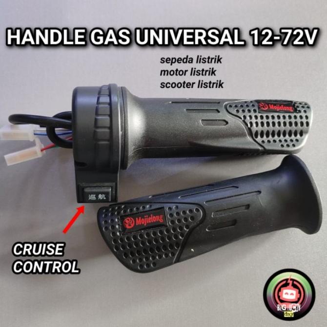 Jual Handle Gas Tombol Cruise Control Universal 12V-72V Sepeda Listrik ...