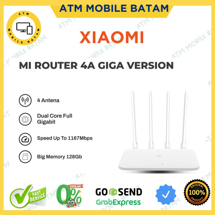 Jual MI WiFi Router 4A Giga Version-Garansi Resmi | Shopee Indonesia