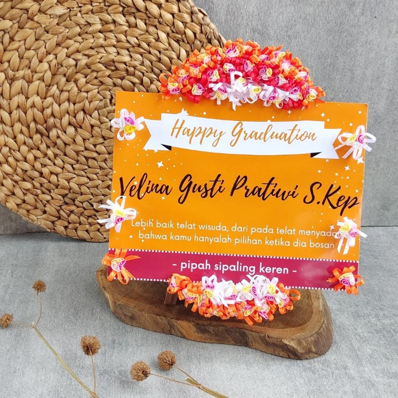 Jual PAPAN BUNGA MINI READY STOCK / GIFT WISUDA / KADO WISUDA / HADIAH ...