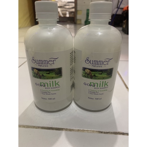 Jual Summer naturale Goat Milk Body Shampoo buy1get1 free | Shopee ...