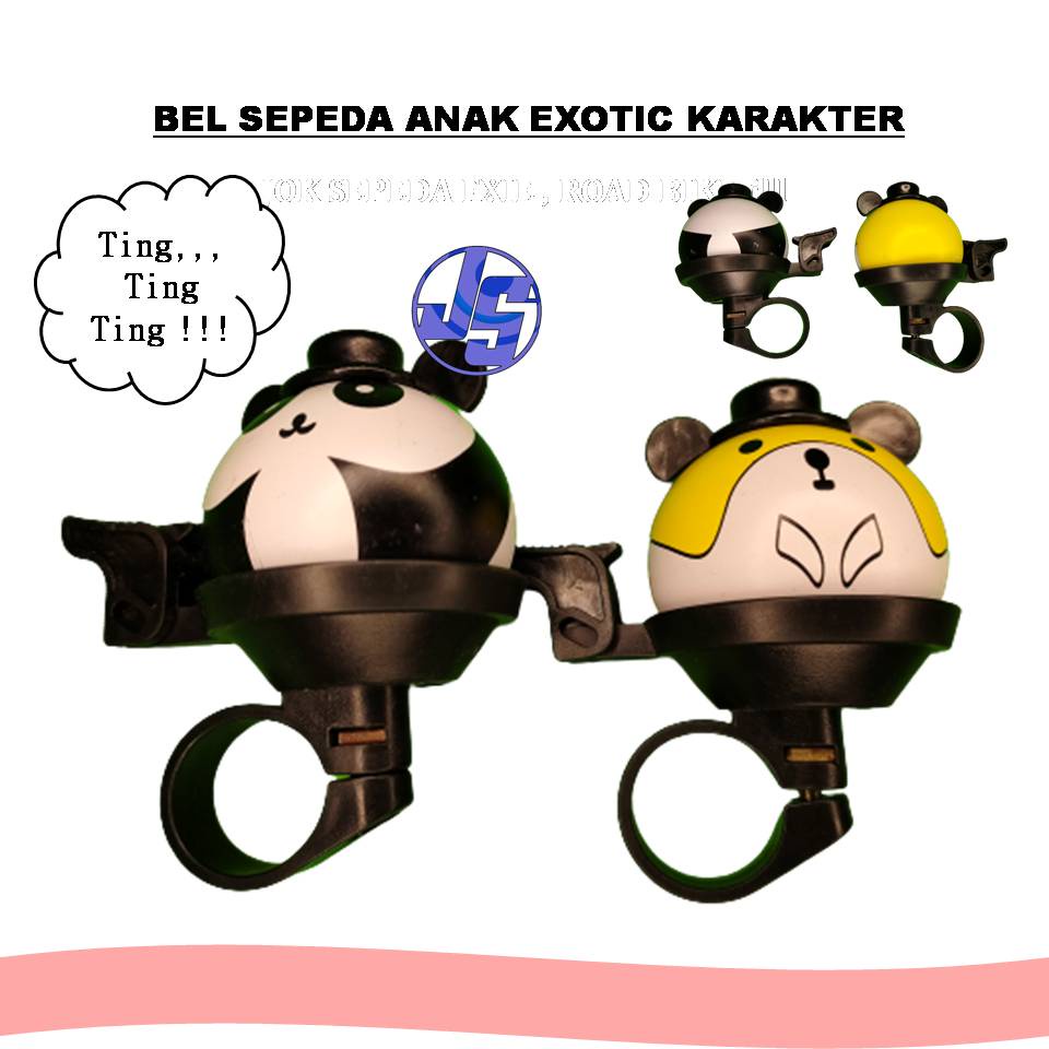 Jual Bel Sepeda Anak Exotic ET-A165 Bel Sepeda Karakter Anak Lonceng ...