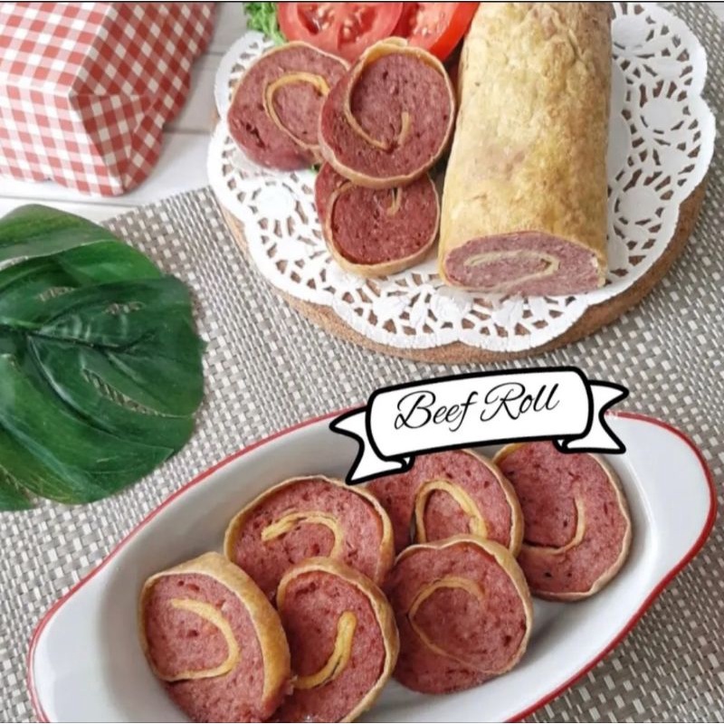 Jual Frozen Food Beef Roll 20 Pcs/Frozen McBalls Beef Roll/Beef Roll ...