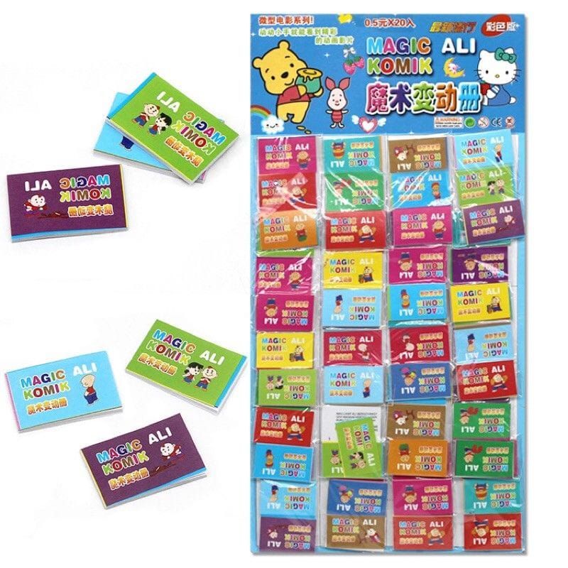 Jual Komik Ajaib 2 pcs || Mainan Comic Magic || Komik Ali Magic ...