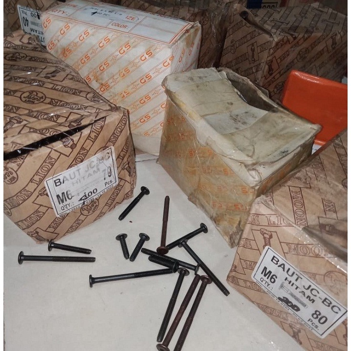 Jual Baut JCBC Hitam Baut Mebel Dipan Furniture Baut Speaker Kepala ...