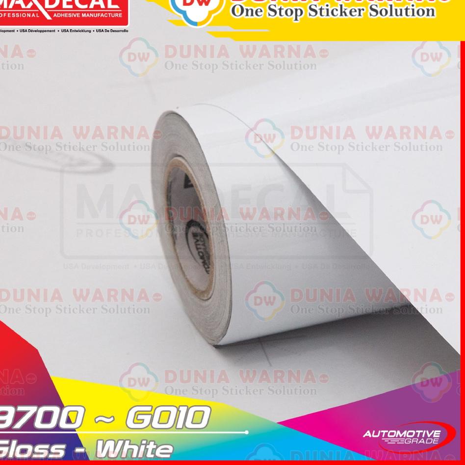 Jual Diskon Terheboh [Per Meter] MAXDECAL White Putih Gloss Matte Doff ...