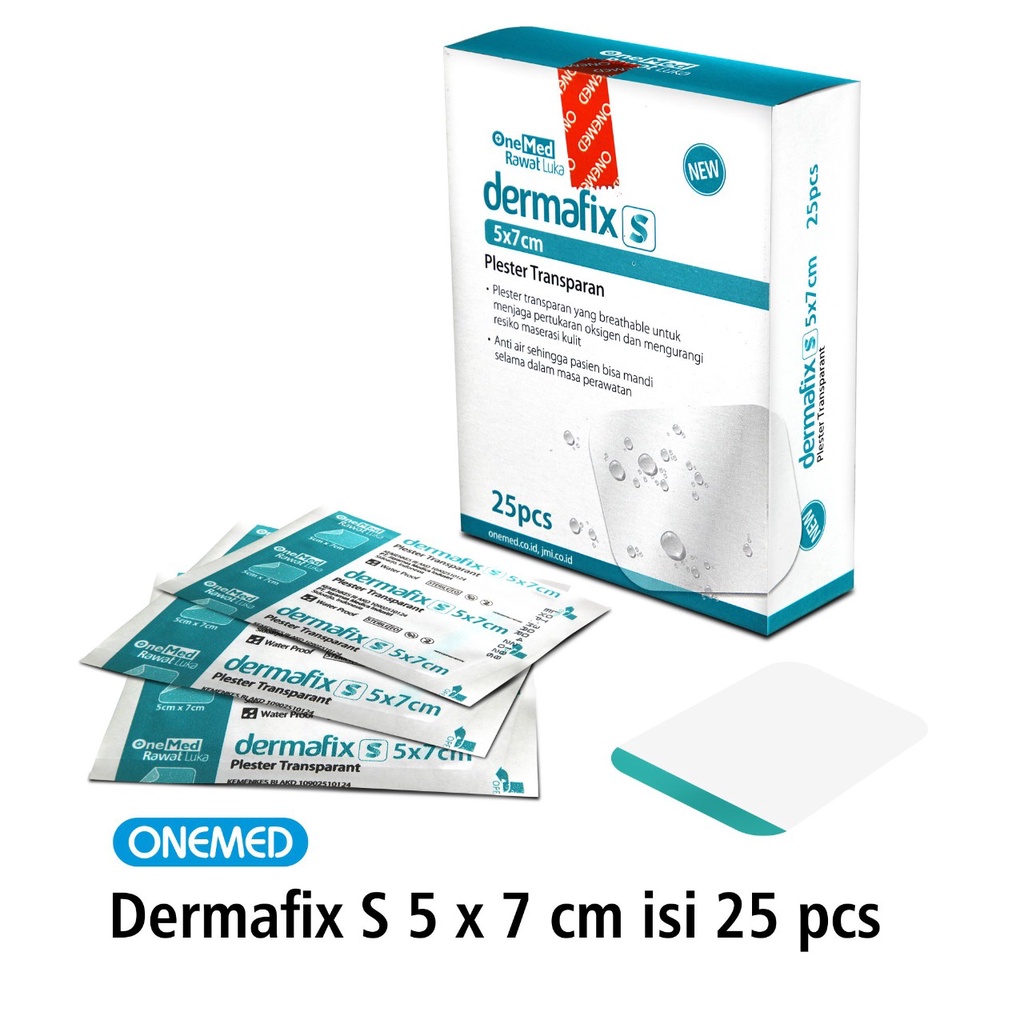 Jual Dermafix S 5x7 OneMed box isi 25 MM | Shopee Indonesia