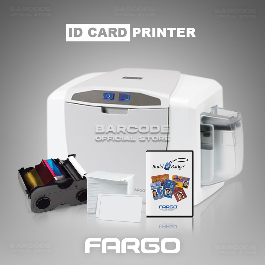 Jual Fargo C50 Paket Lengkap ID Card Printer Ribbon Blankcard | Shopee ...