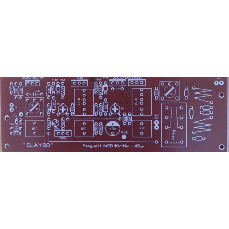 Jual PCB Penguat Linear Radio Transceiver HF SSB 45 Watt "Claygo ...