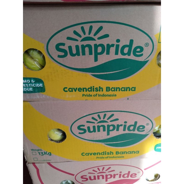 Jual Pisang Sunpride 1 dus /13 kg (sisir) | Shopee Indonesia