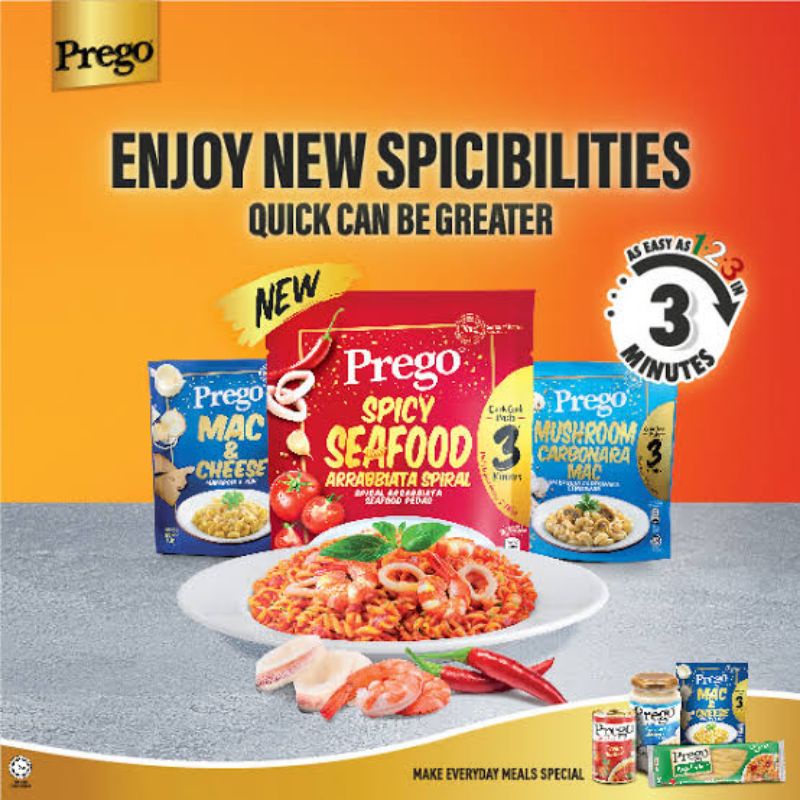 Jual Prego Quick Cook Pasta || Prego Instan || Pasta Instant 70gr ...