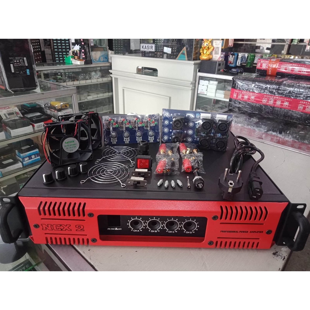 Jual Box NCX2 4ch 2u KOMPLIT Aksesoris | Shopee Indonesia