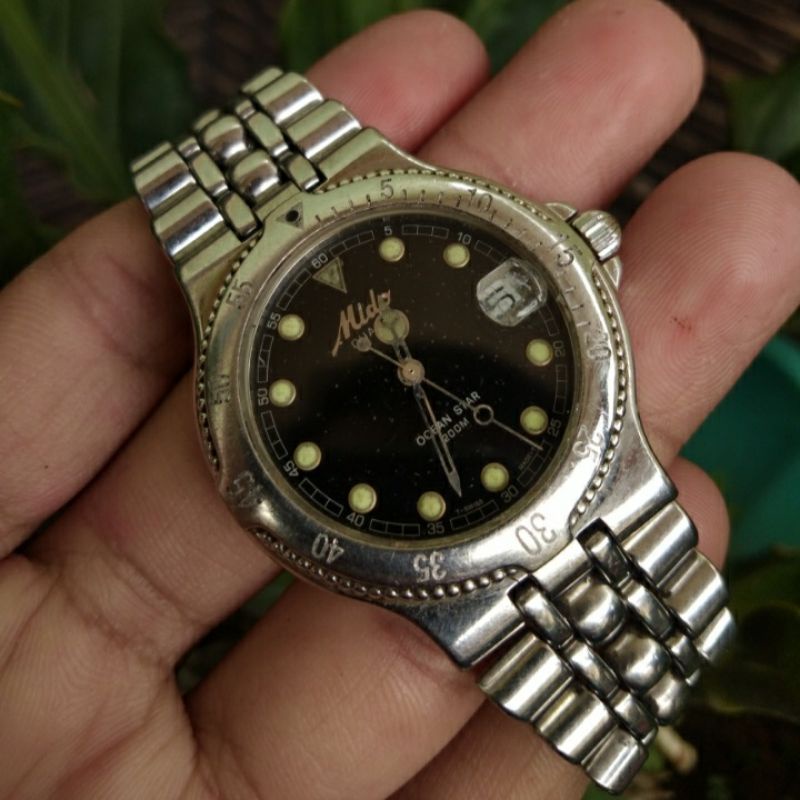 Jual Jam tangan Mido Ocean Star Quartz Original (terjual) | Shopee ...