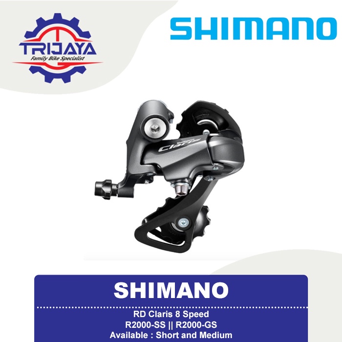 Jual Shimano RD Claris R2000-SS / R2000-GS 8 Speed- R2000-GS | Shopee ...