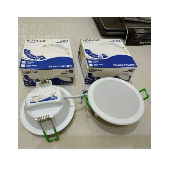 Jual LAMPU PANEL DOWNLIGHT LED VISALUX DAYLIGHT/WARM WHITE | Shopee ...