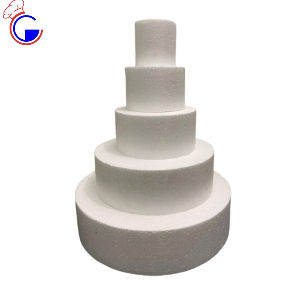 Jual Gabus Dummy Cake Sterofoam Bulat | Shopee Indonesia