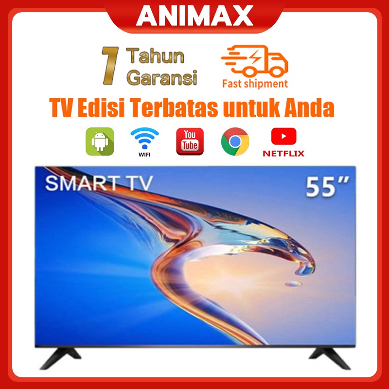 Jual ANIMAX TV Digital 55 inch smart tv Android 11.0 Garansi 3 tahun ...