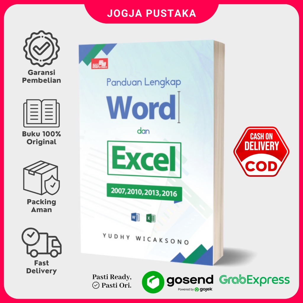 Jual Buku Panduan Lengkap Word dan Excel 2007, 2010, 2013, & 2016 - Yudhy Wicaksono | Shopee ...