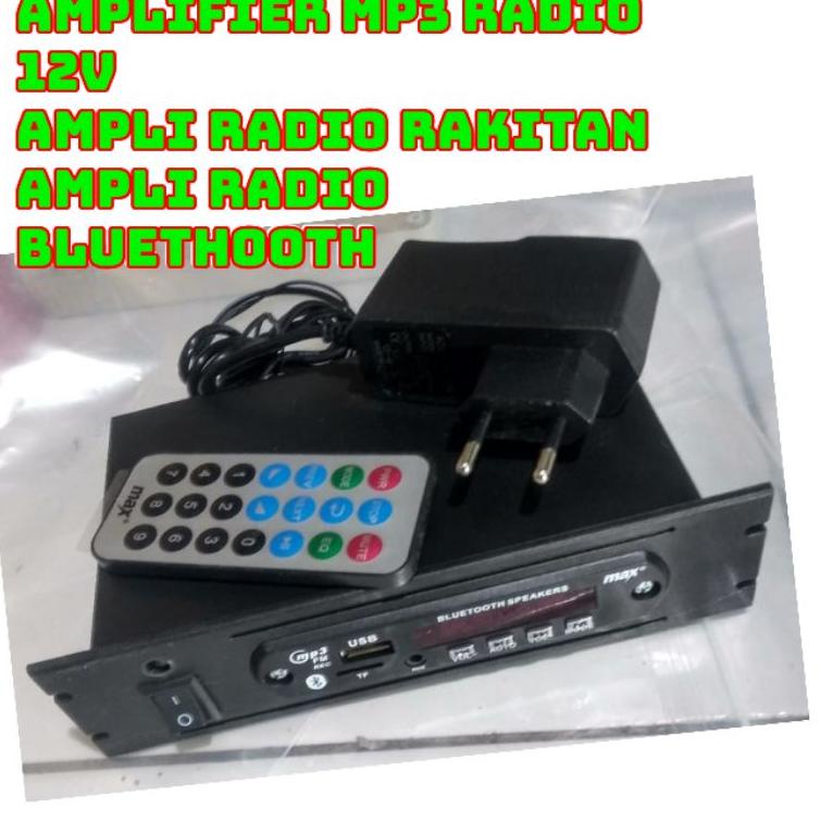 Jual RAKITAN MP3 RADIO PLAYER Bluetooth 5.0 Player + Adaptor 12V MP3 ...
