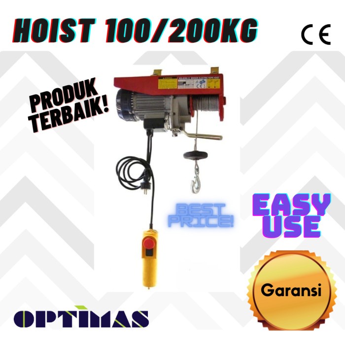 Jual Katrol Mini Wire Hoist Sling 100Kg 200Kg | Shopee Indonesia